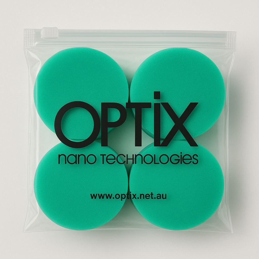 OPTiX Green Heavy Nano Foam Polishing Pads – OPTiX Nano Technologies