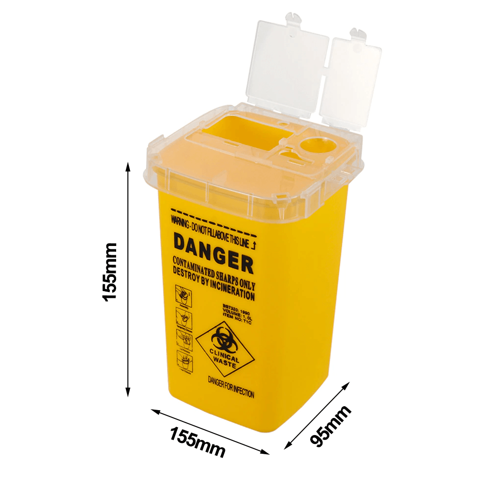 Sharps & Blades Safety Disposal Container – OPTiX Nano Technologies